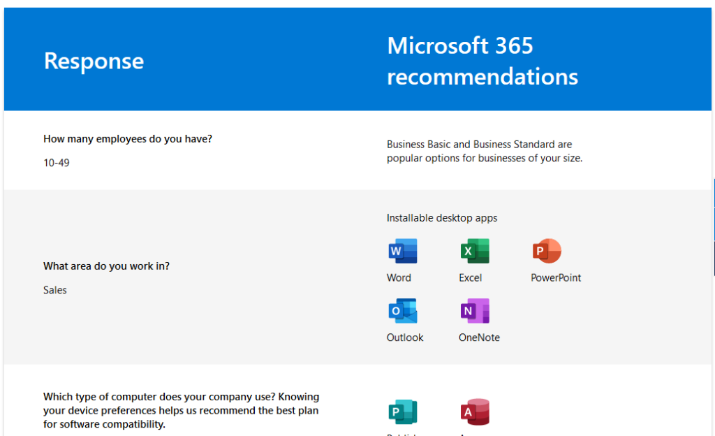 Compare plans for your modern workplace - MC3Cloud Marketing